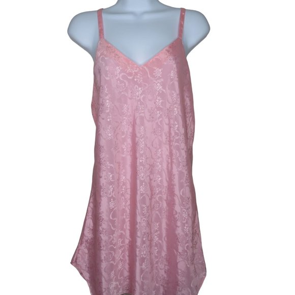 J.O. Intimates | Intimates & Sleepwear | Vintage Pink Brocade Slip ...